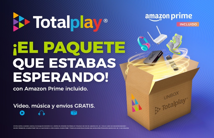 Totalplay suma a Amozon Prime dentro de sus nuevos planes - TTV News